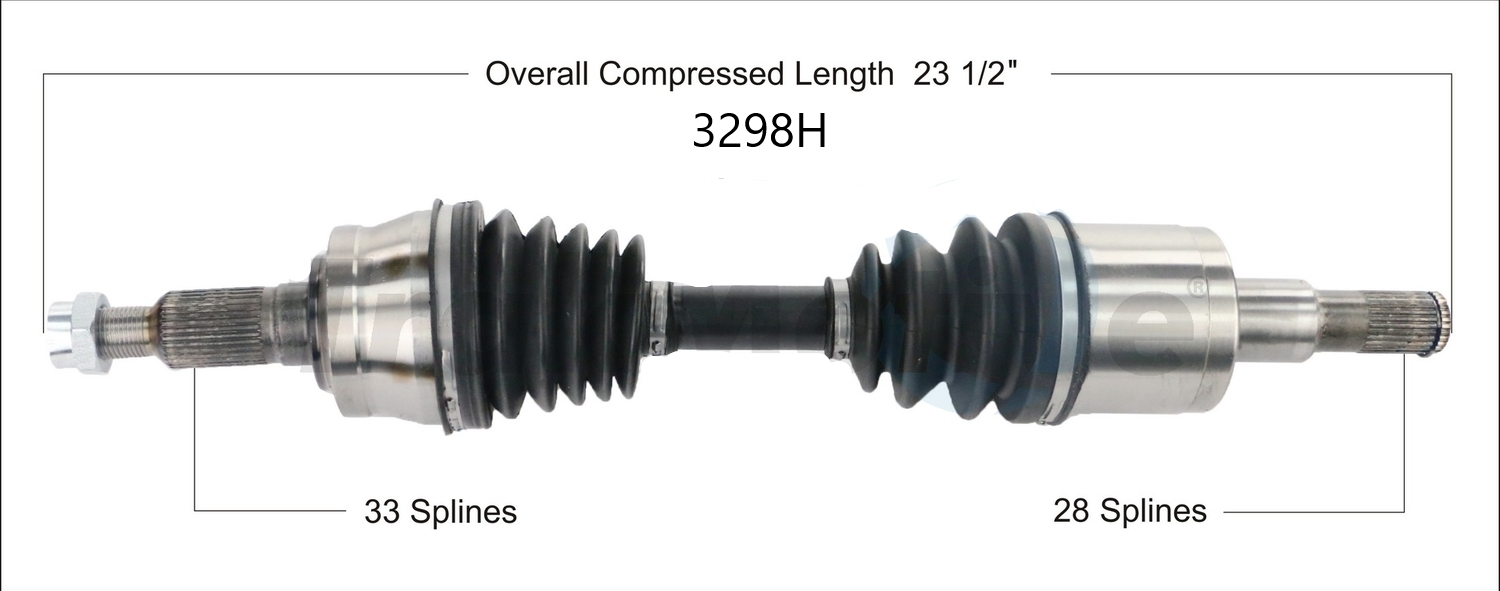 2015 – 2018 CHEVROLET COLORADO 4WD FRONT CV AXLE ( FITS BOTH DRIVER AND ...